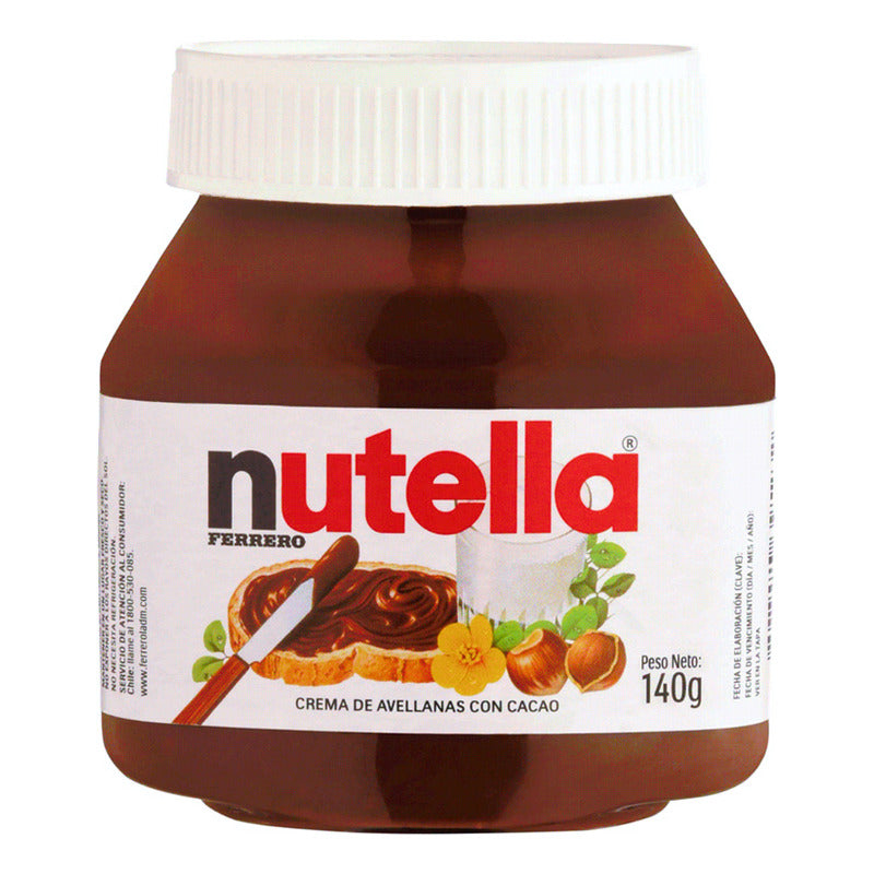 Nutella -crema De Avellanas De Ferrero Frasco Pequeño (140g) - Comprar ...