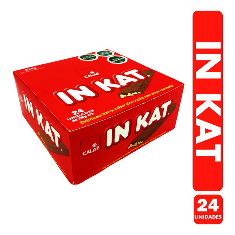 Inkat - Barra De Chocolate Con Arroz (caja Con 24 Unidades) - Comprar ...